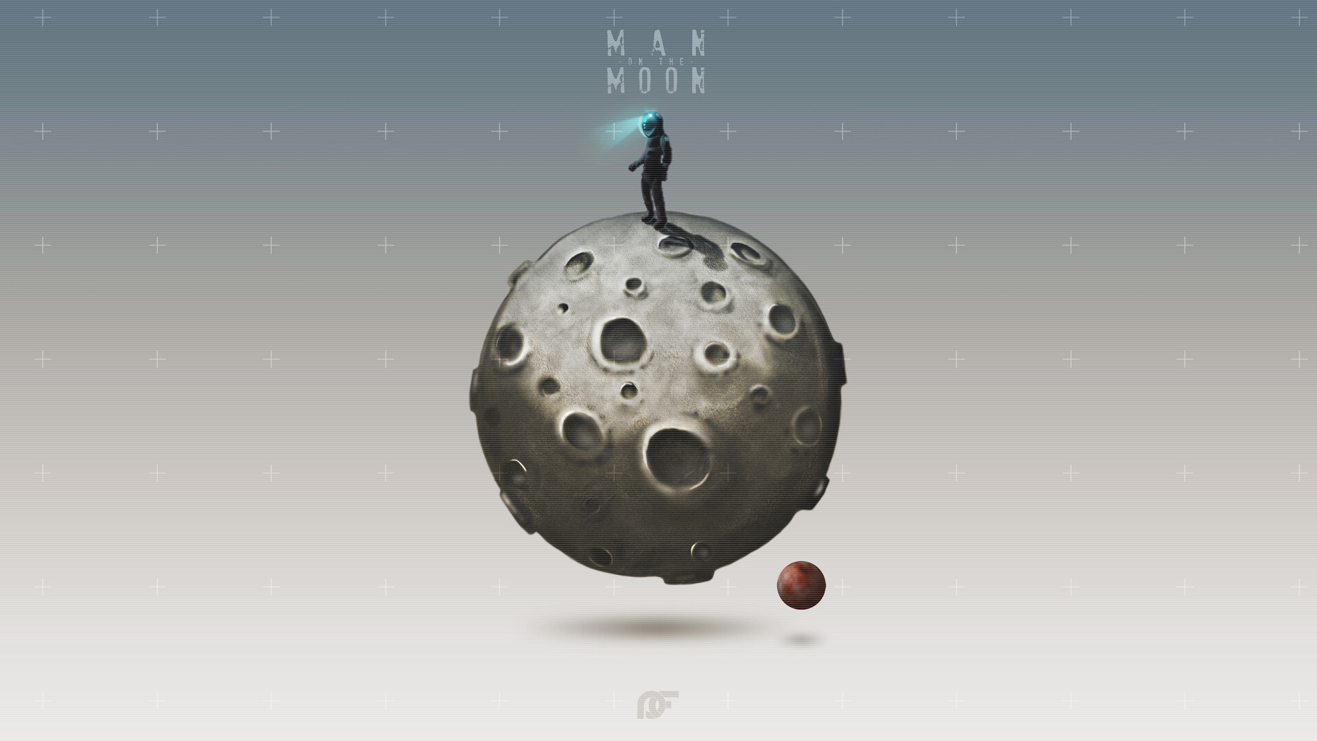 ArtStation - Man on the moon