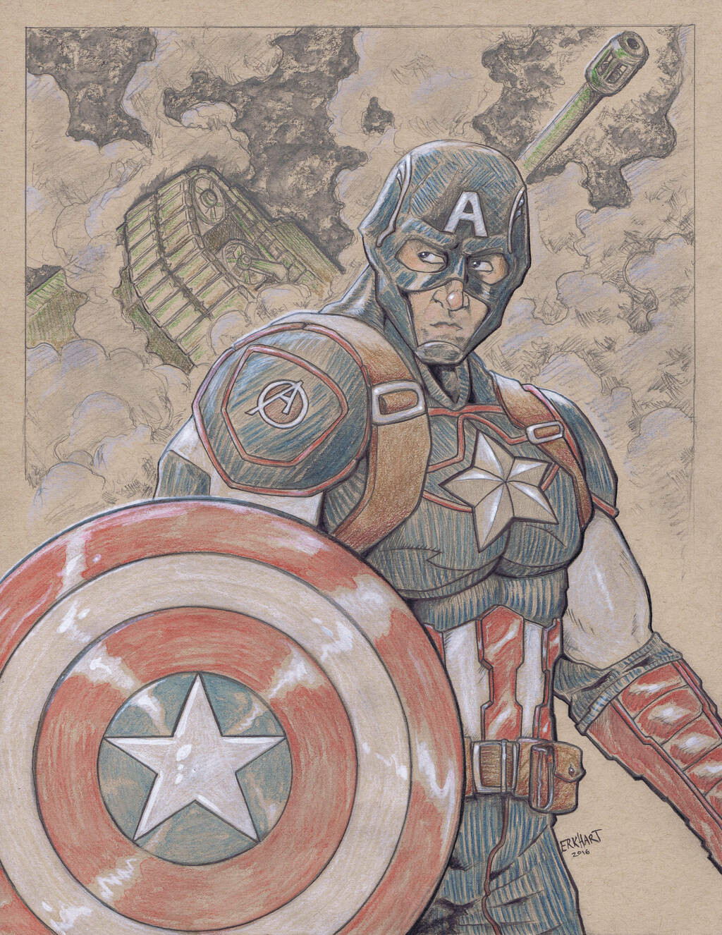 ArtStation - Captain America 2017