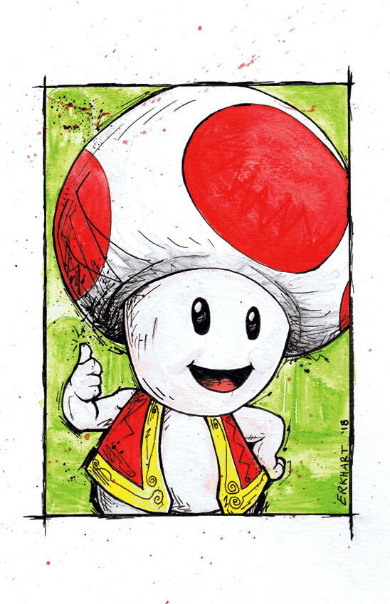 ArtStation - Toad portrait