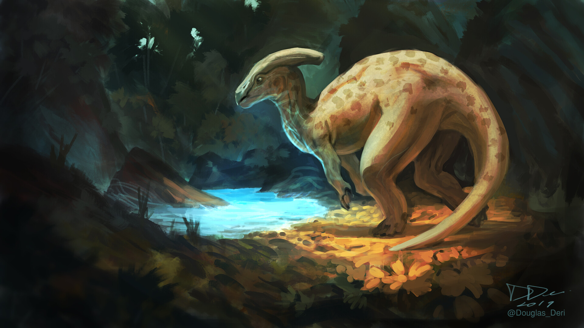ArtStation - Parasaurolophus