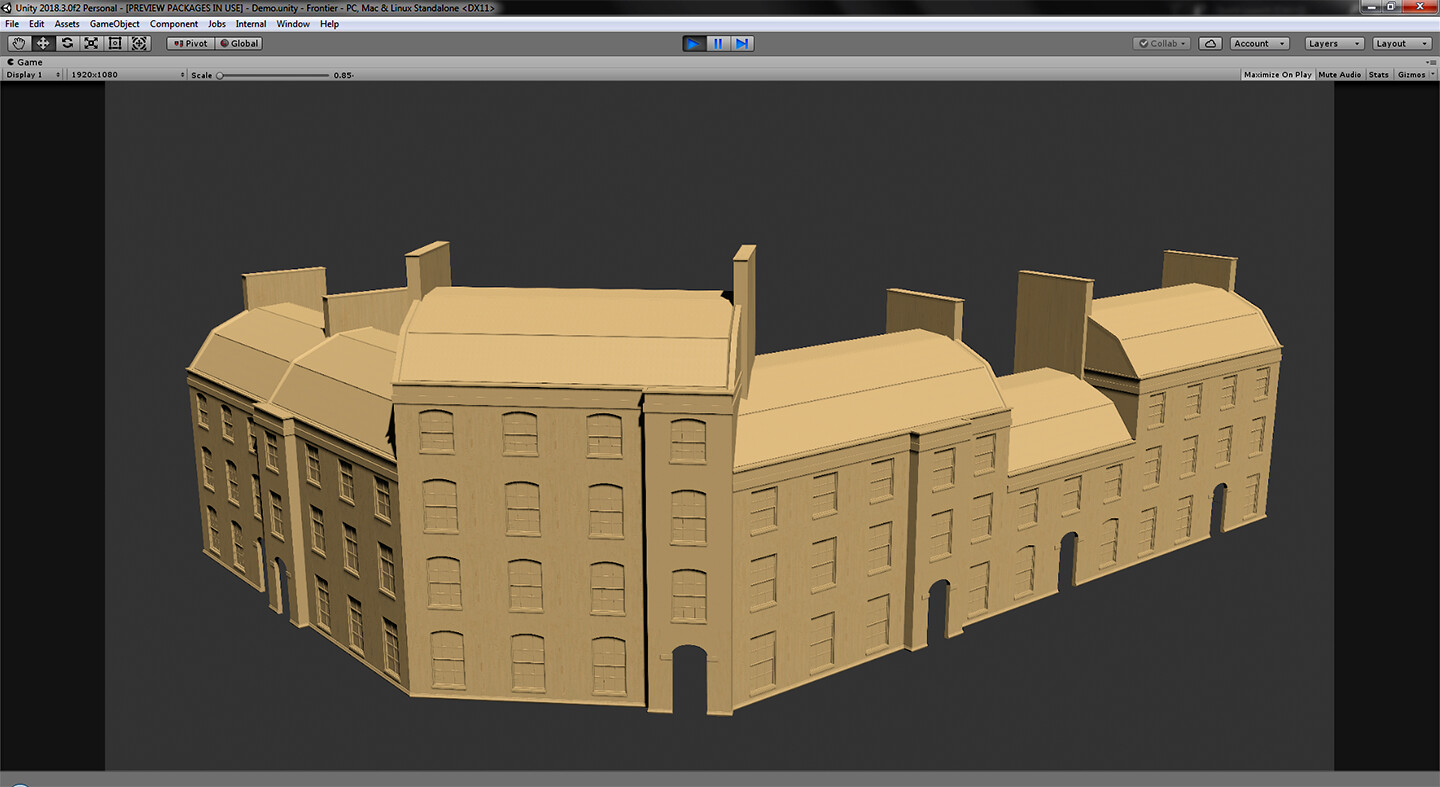 ArtStation - Procedural city, Unity