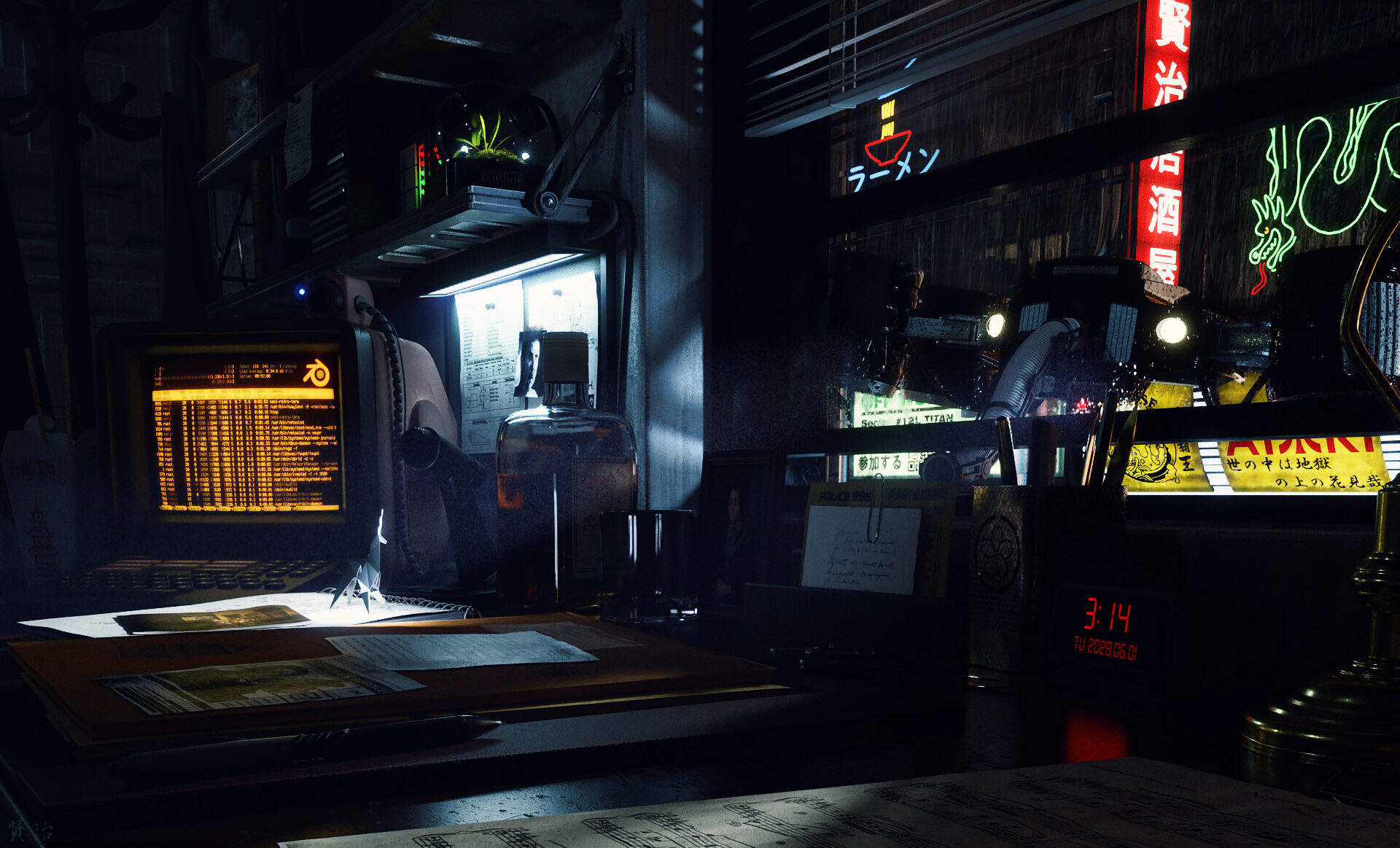 ArtStation - A tribute to Blade Runner