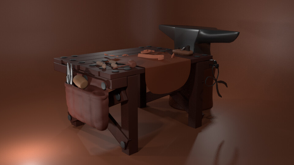 ArtStation - Work bench render