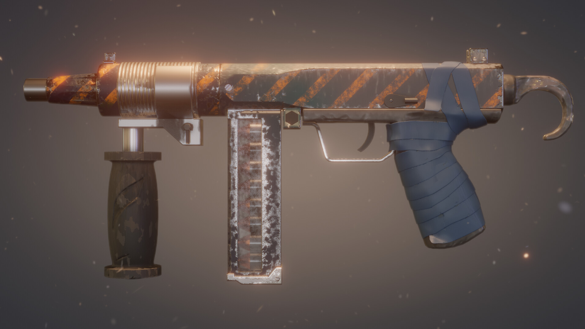 ArtStation - Post-apocalyptic SMG