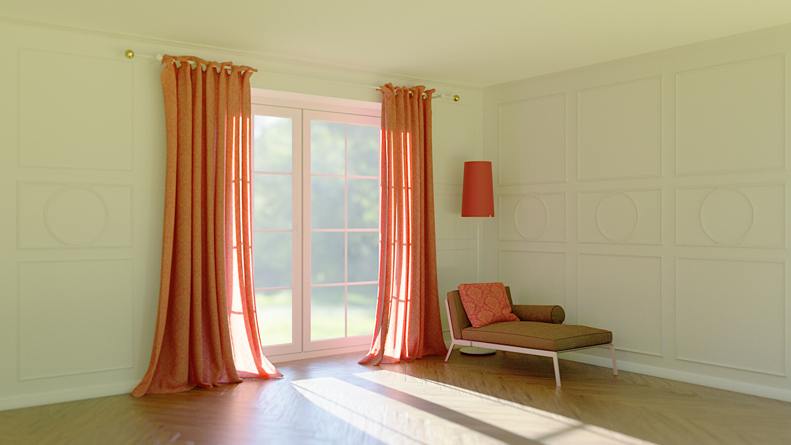 GarageFarm.NET Render Farm - How to make realistic translucent curtains in Blender (shading nodes)