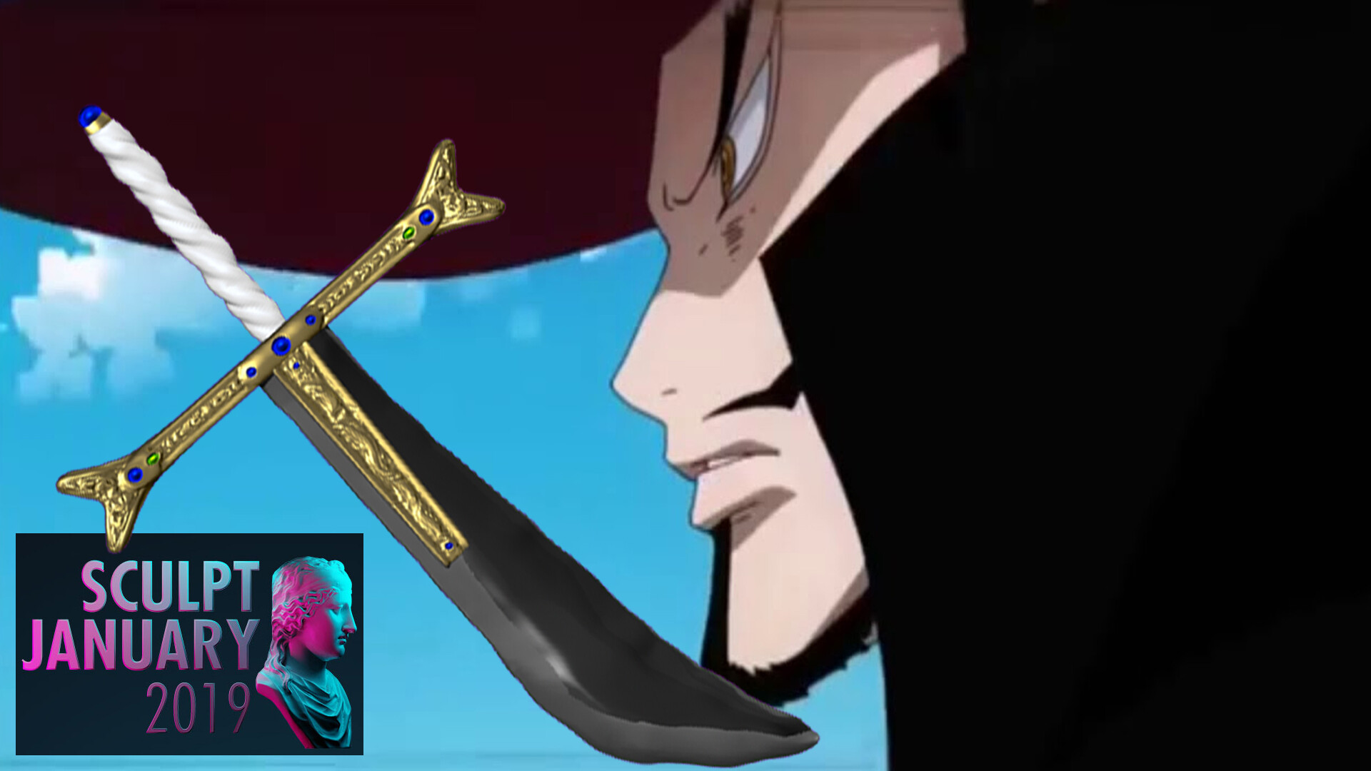 ArtStation - Sculpt January 2019 Day 28 Smooth (Smooth Shiny Blade)