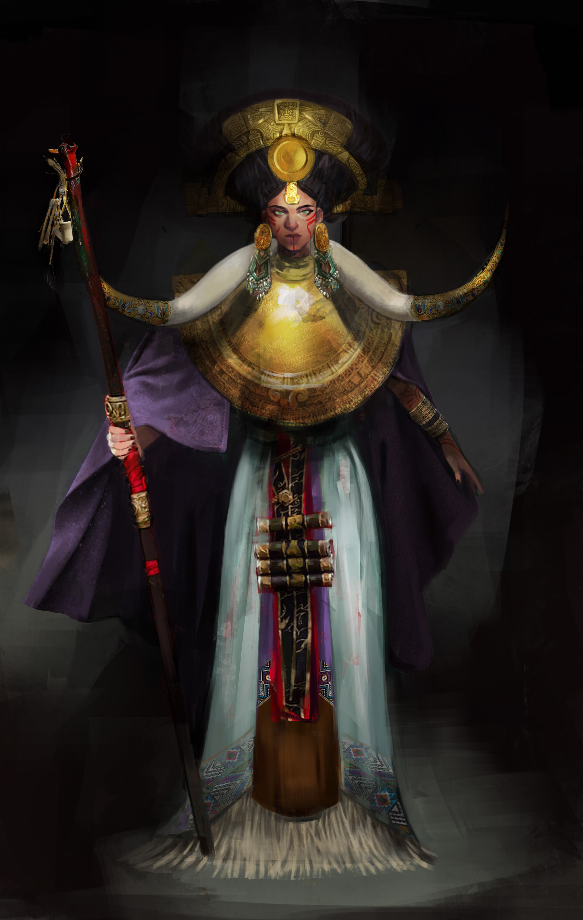 ArtStation - Aztec Character Design