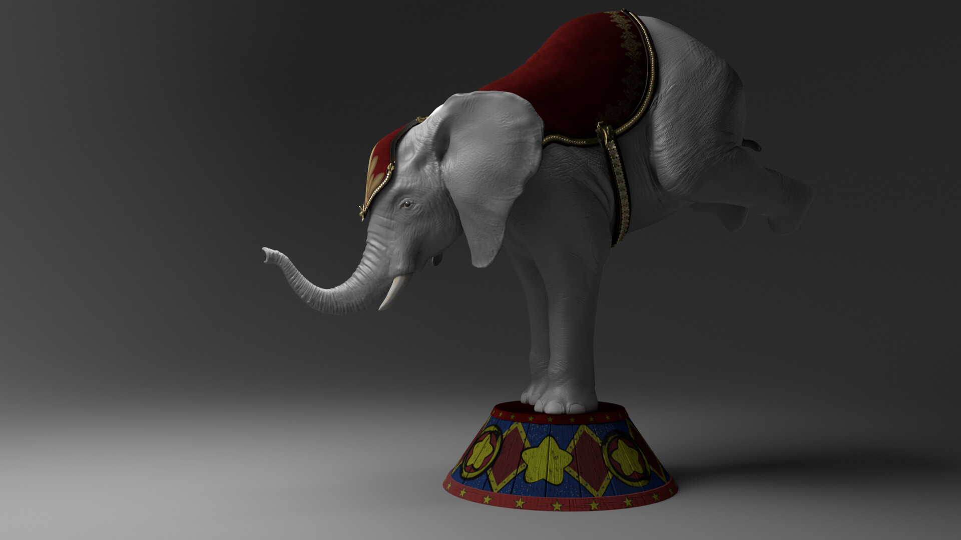 ArtStation - Circus Elephant