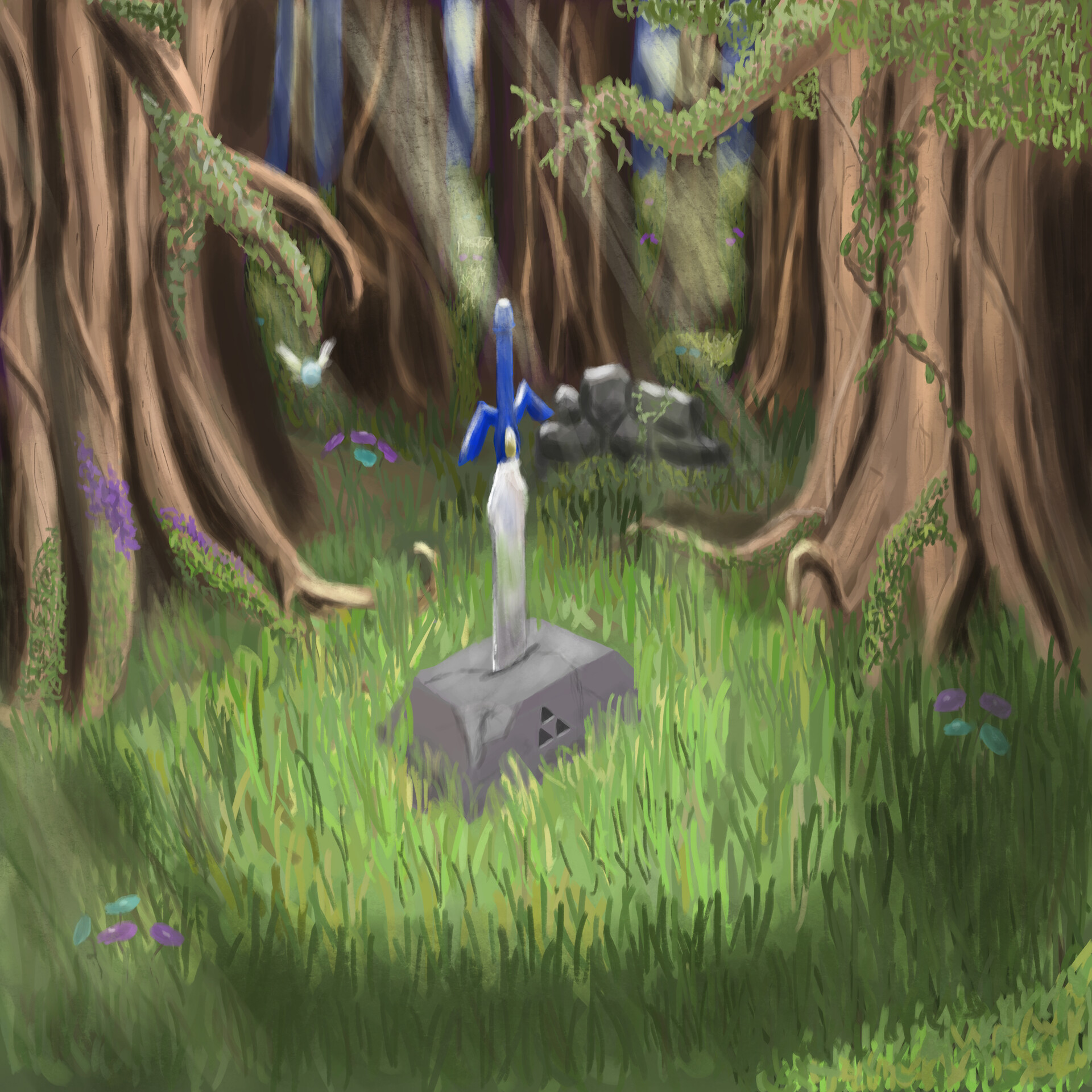 ArtStation - The Forgotten Master Sword