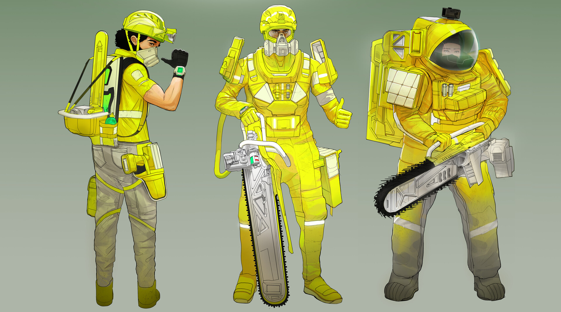 ArtStation - Space Lumberjacks