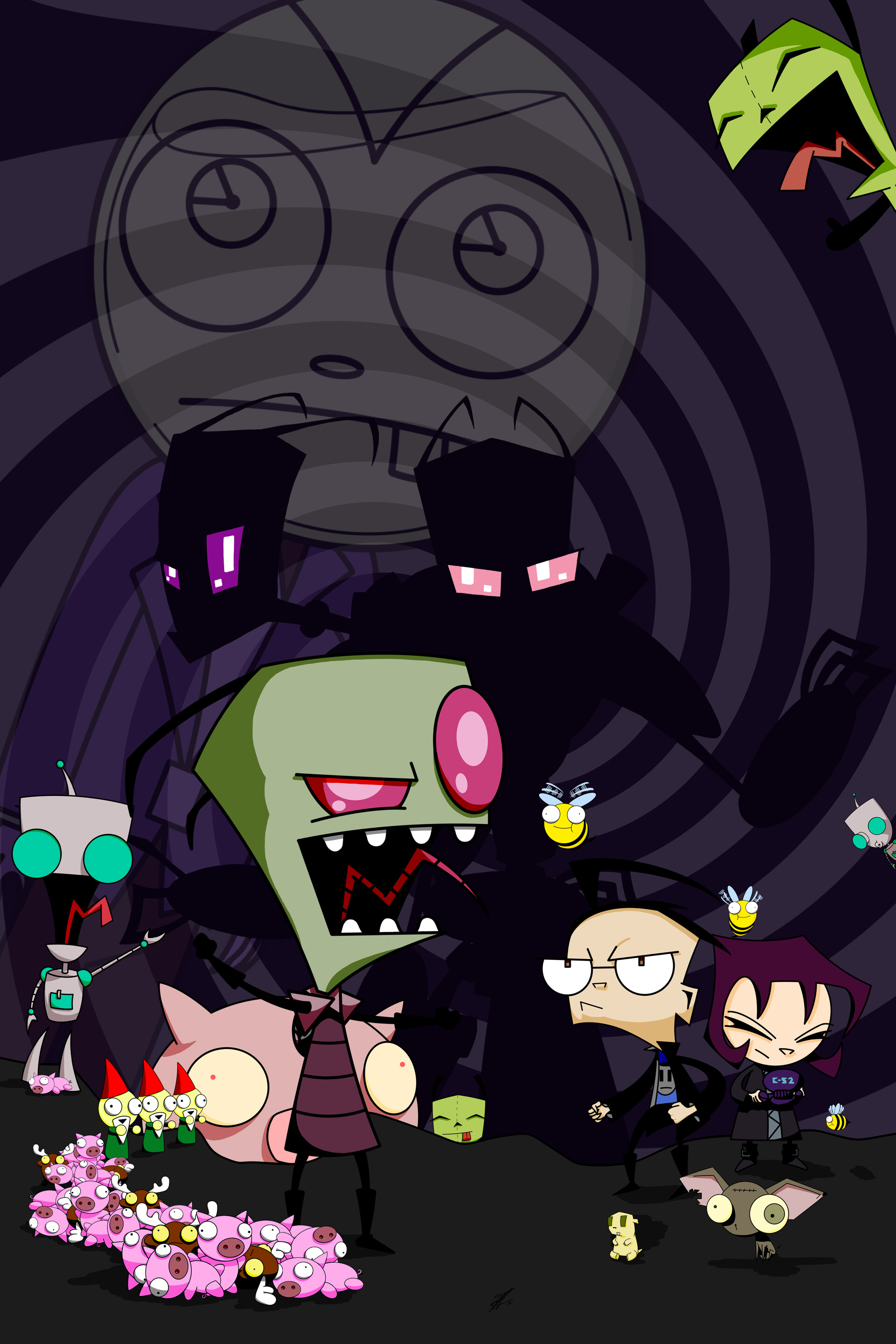 ArtStation - Invader Zim Poster