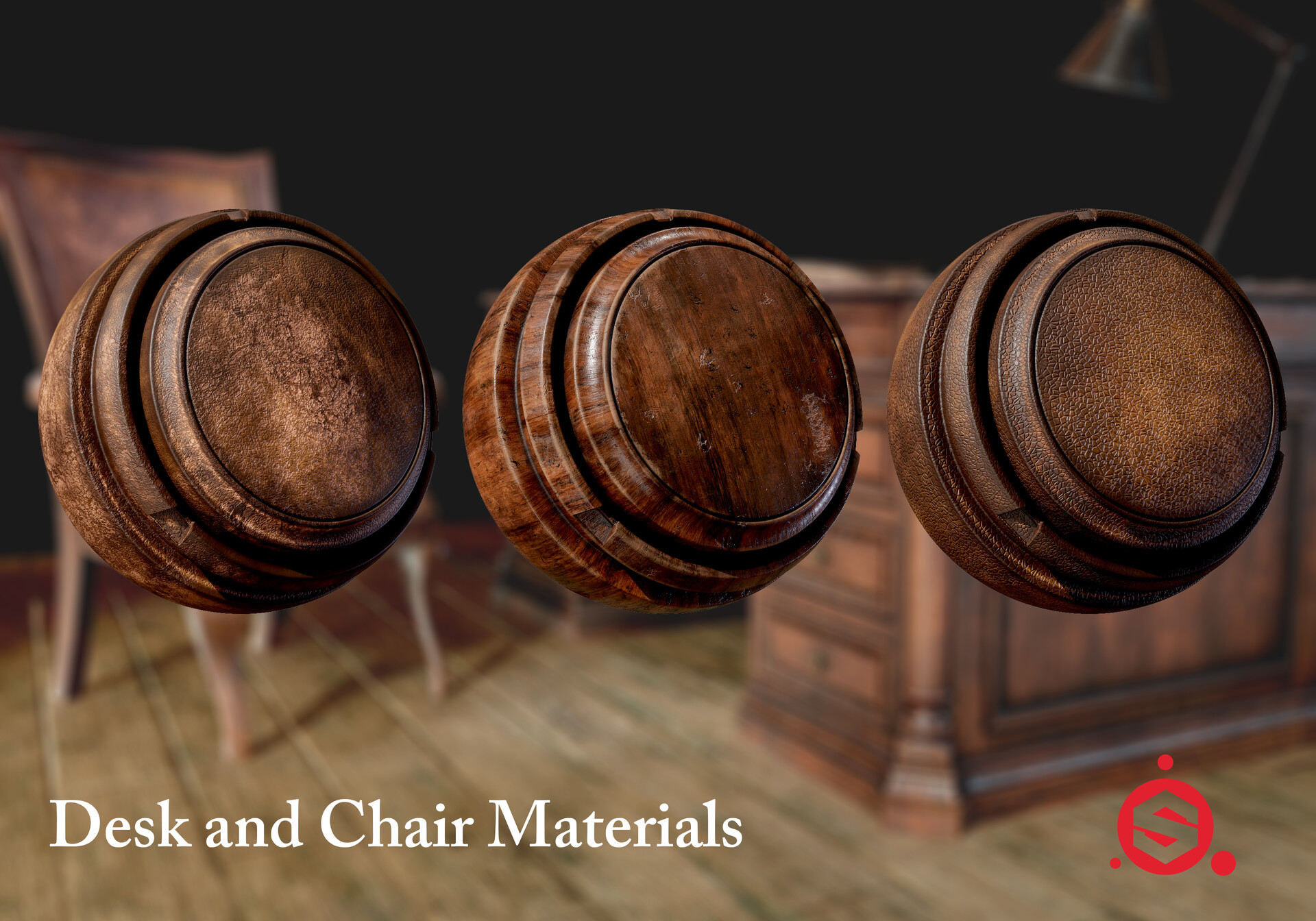 ArtStation - Desk and Chair Materials