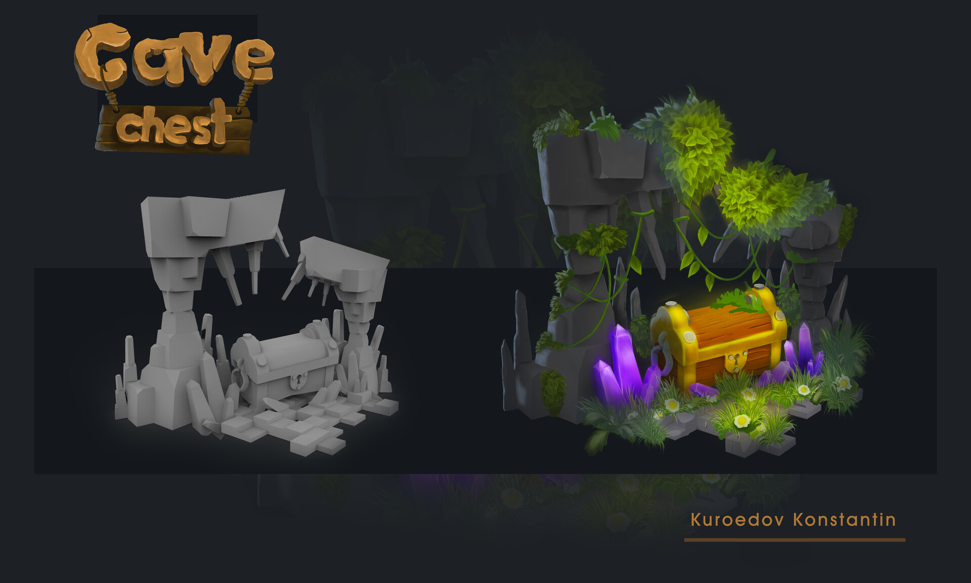 ArtStation - Cave chest