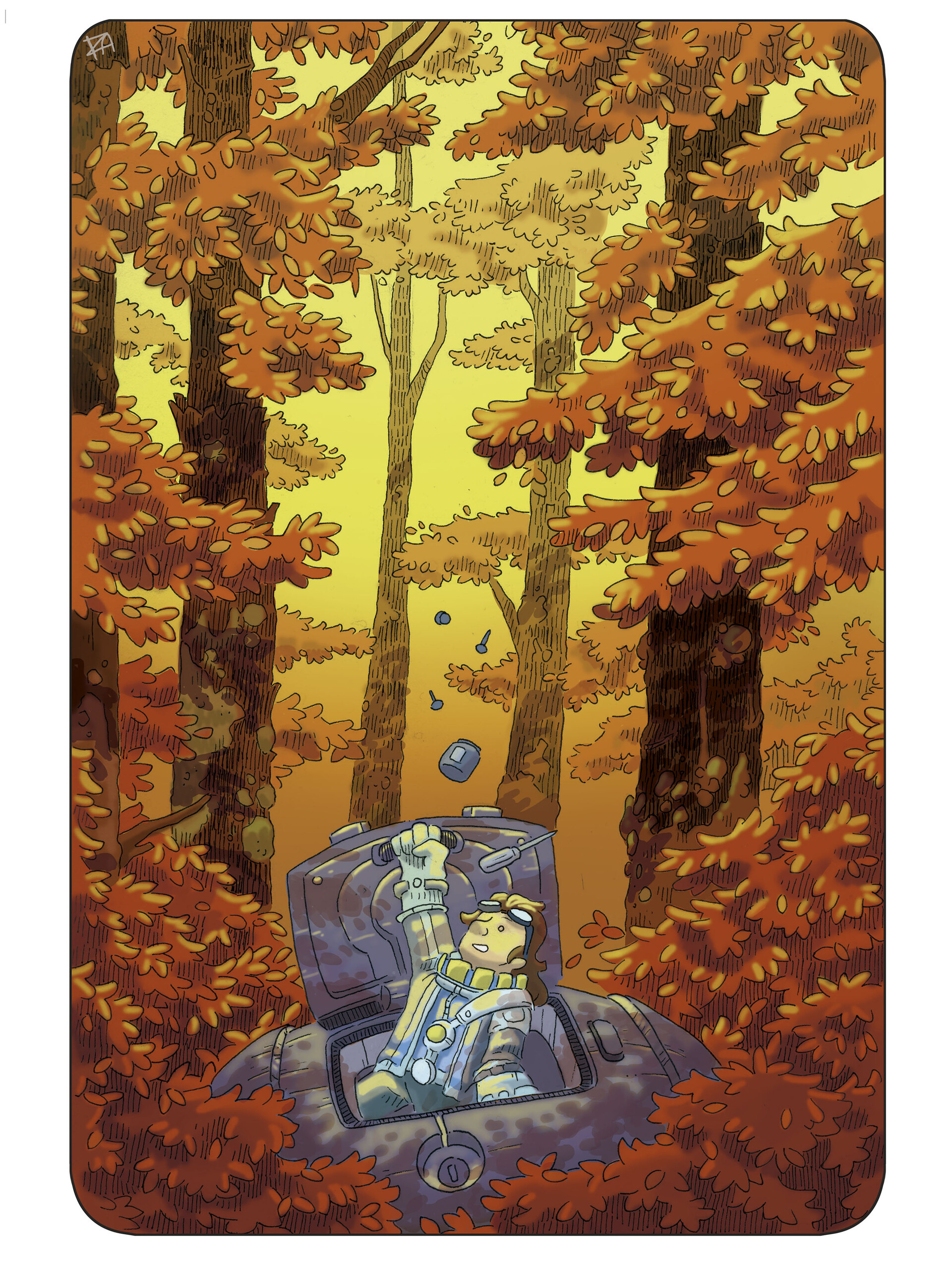 ArtStation - stranded in the grizzly forest