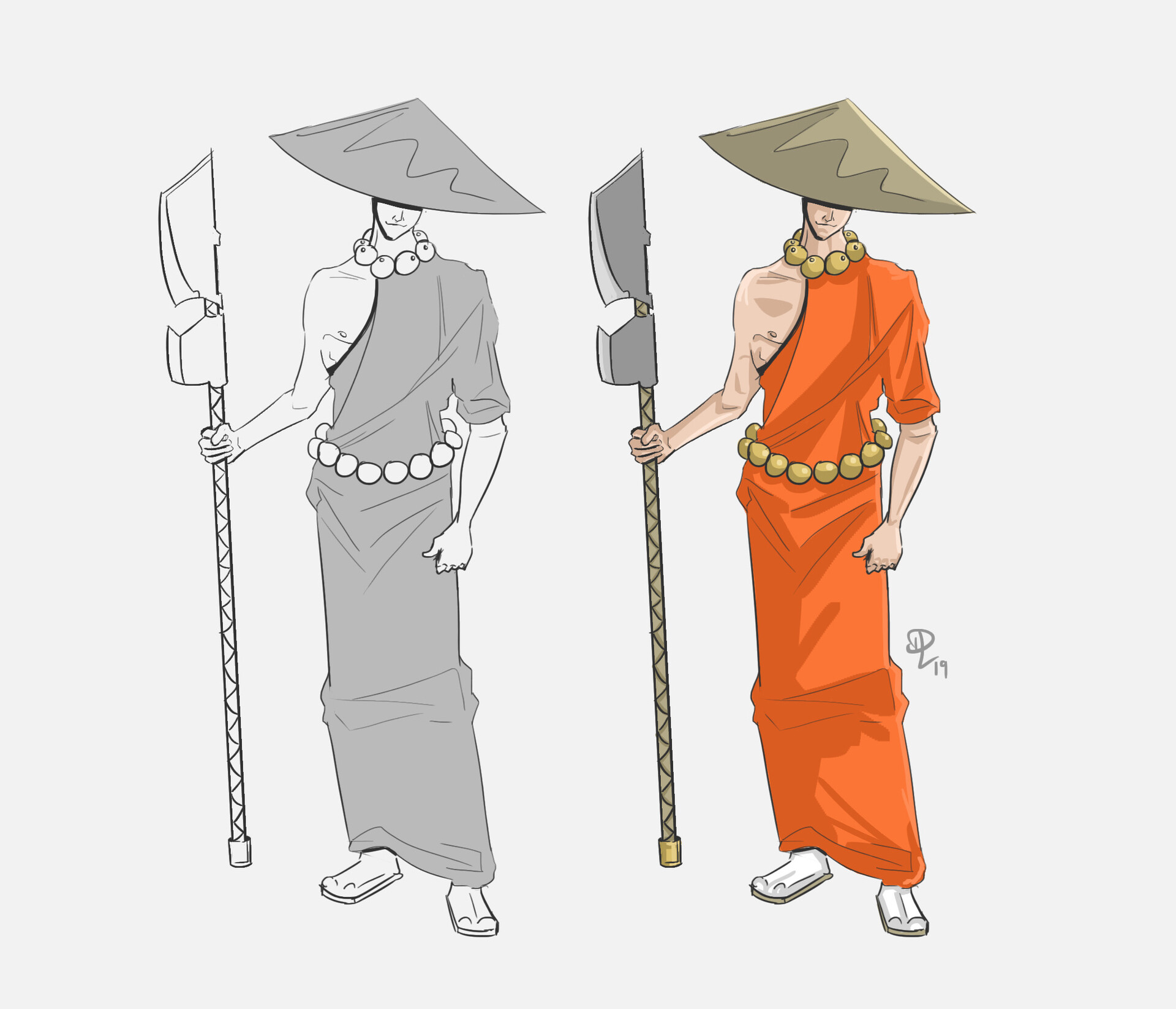 ArtStation - Monk Concept