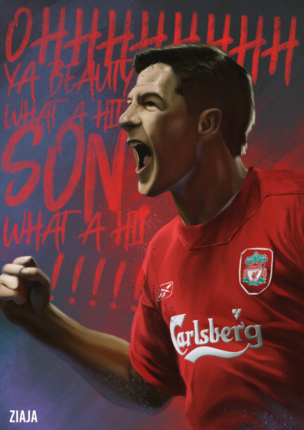 ArtStation - Steven Gerrard- What a Hit, Son!
