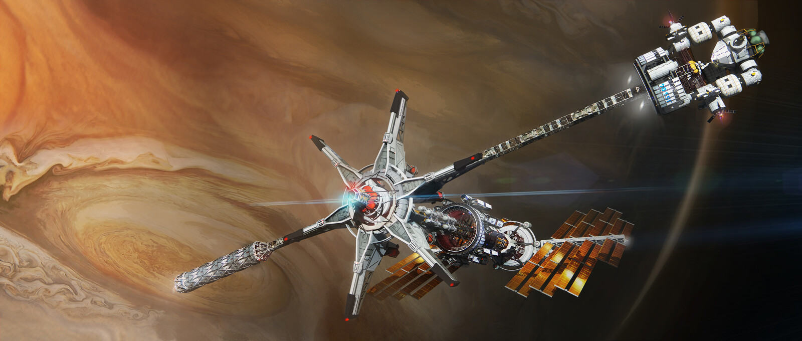 Utopie Selective - 流浪地球 - JUPITER SPACE STATION - FIRST DESIGN