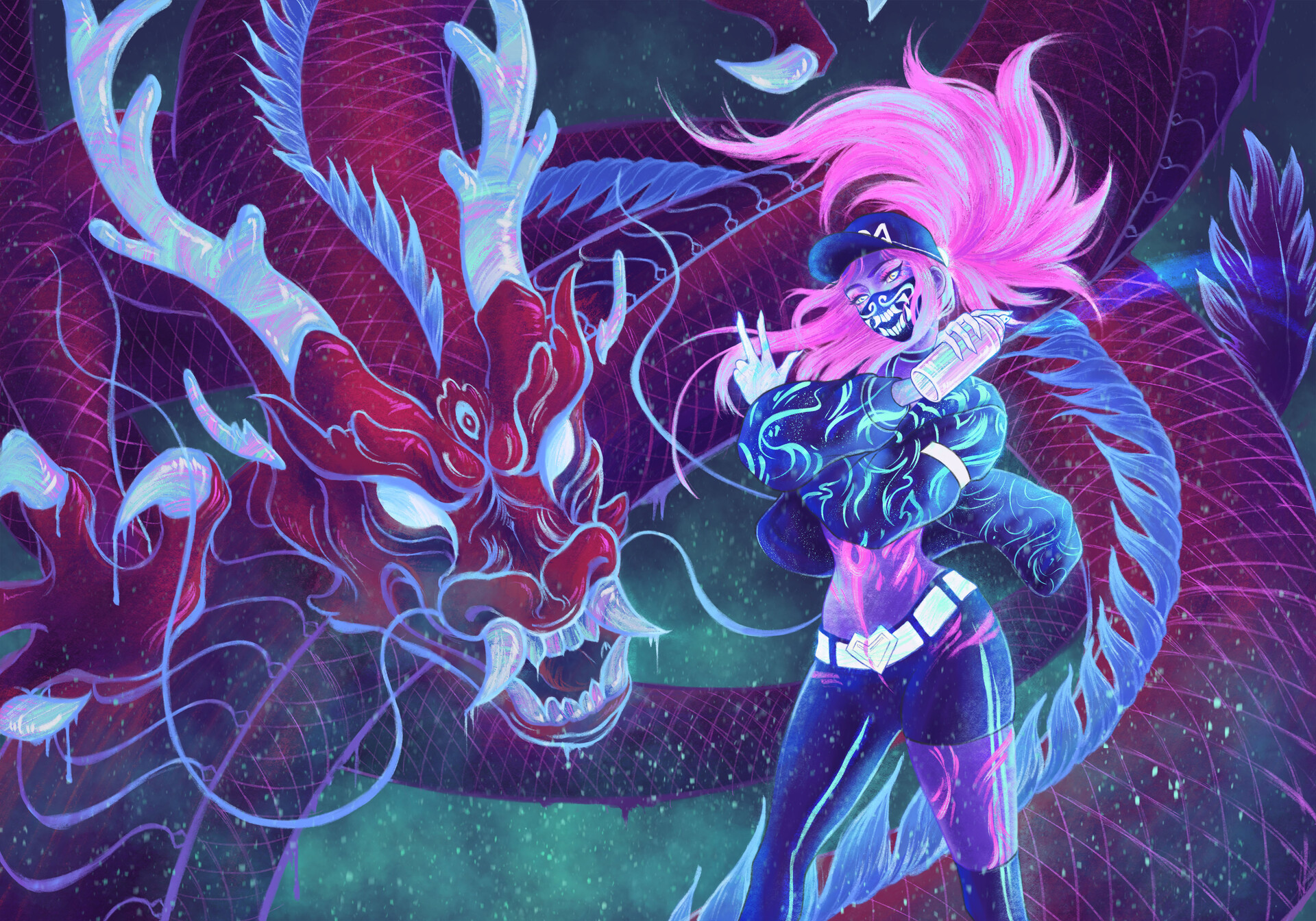 ArtStation - K/DA Akali
