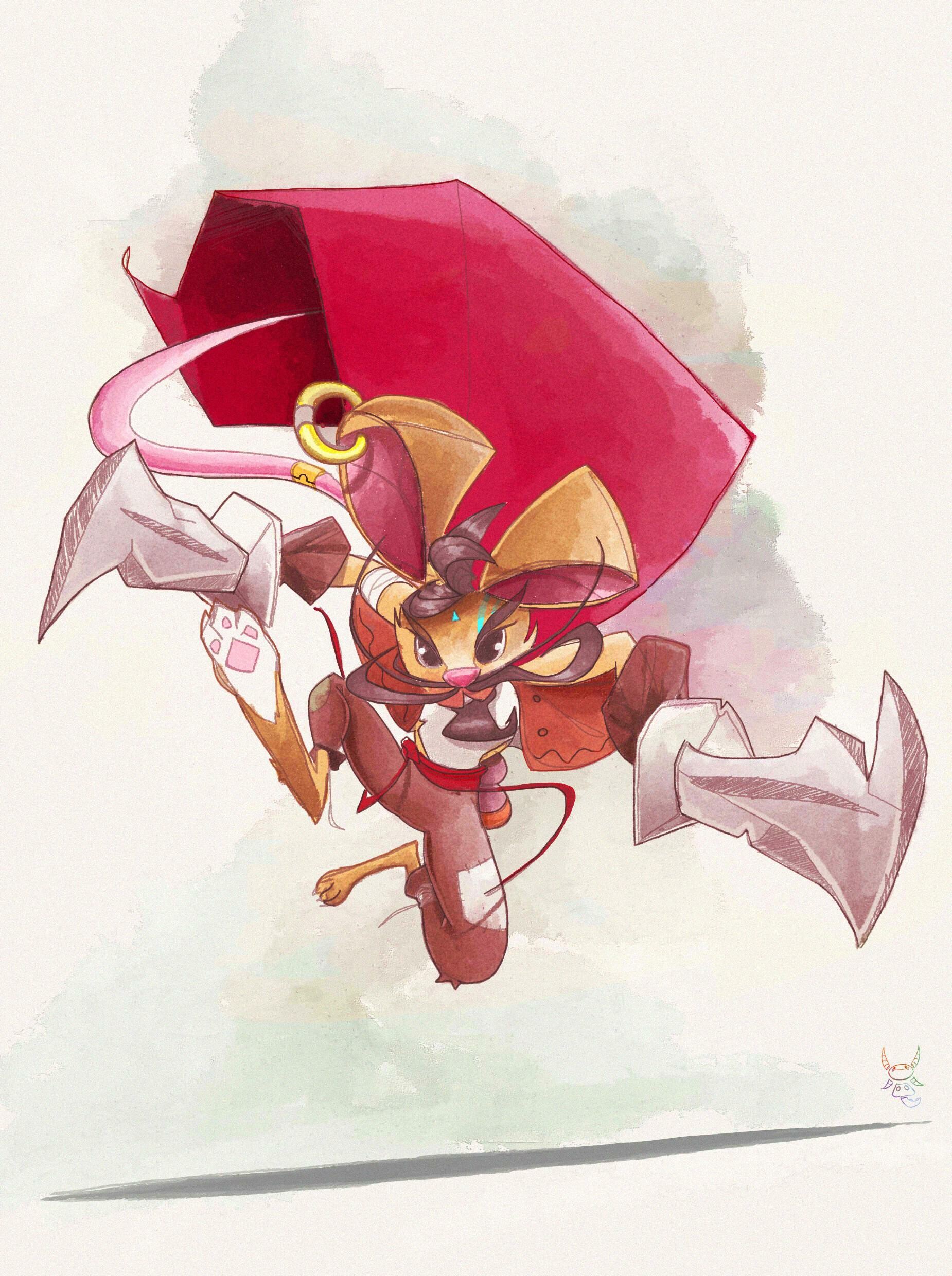 ArtStation - Mouse Warrior