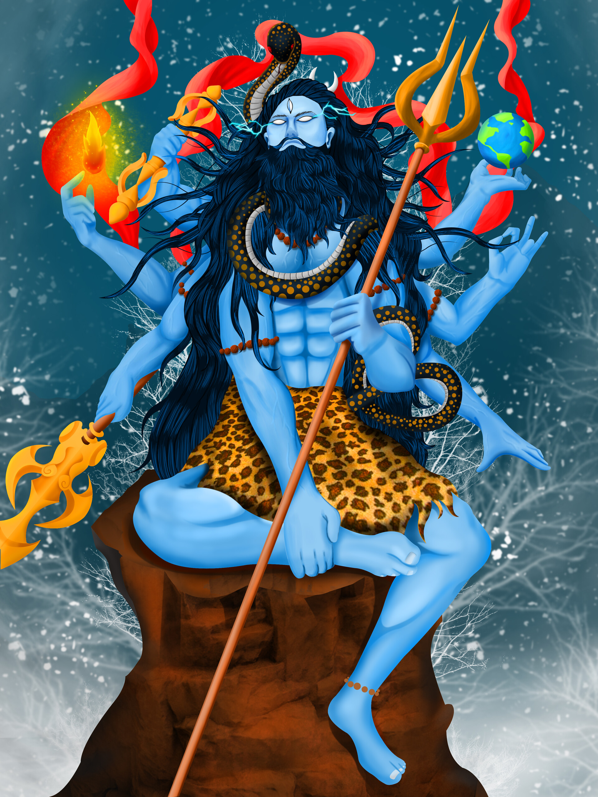 ArtStation - Lord shiva