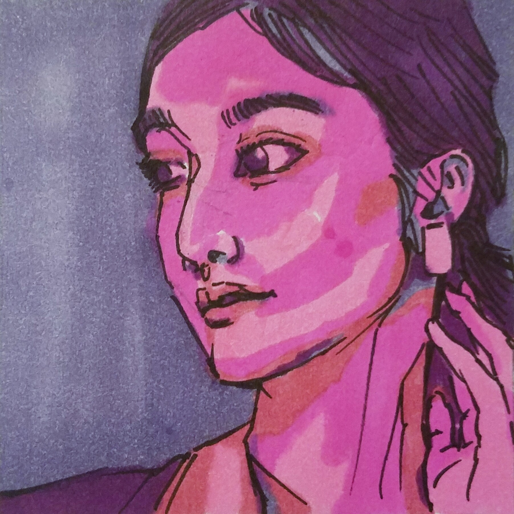 ArtStation - Portrait Color Study #5