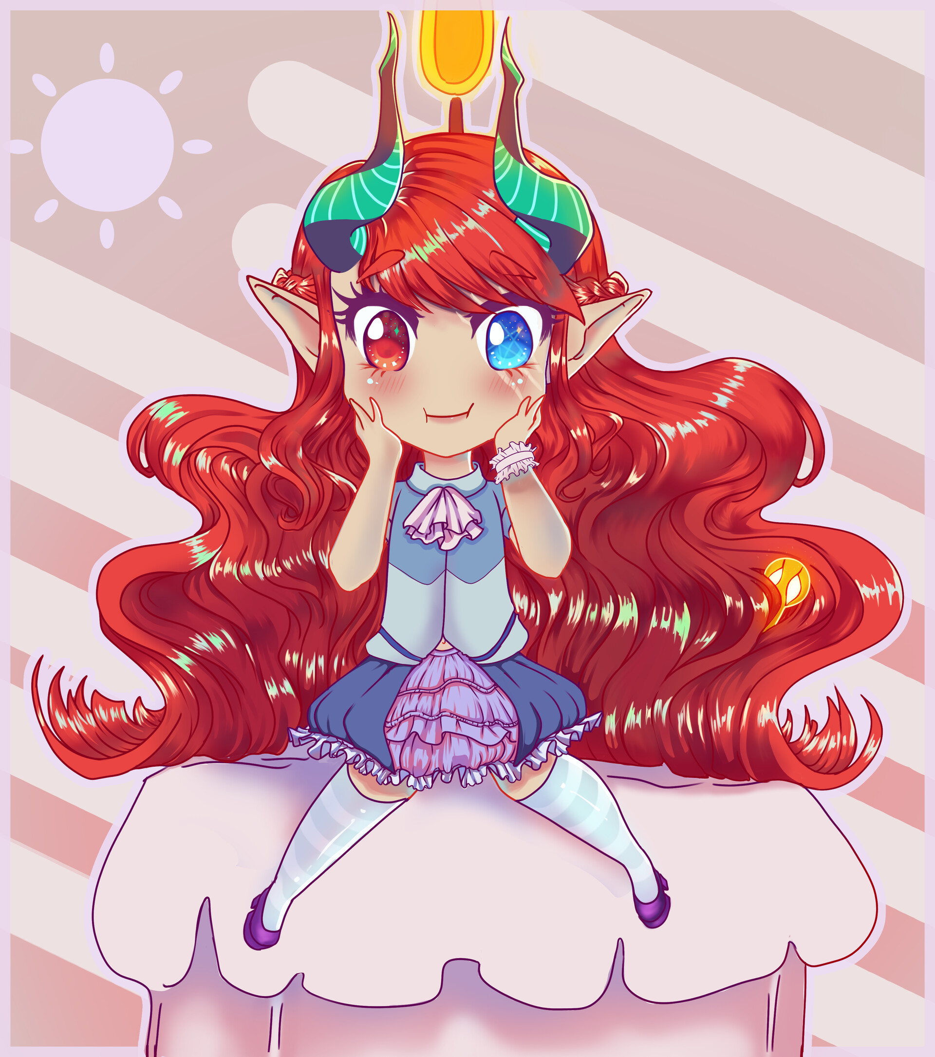 ArtStation - Candle girl