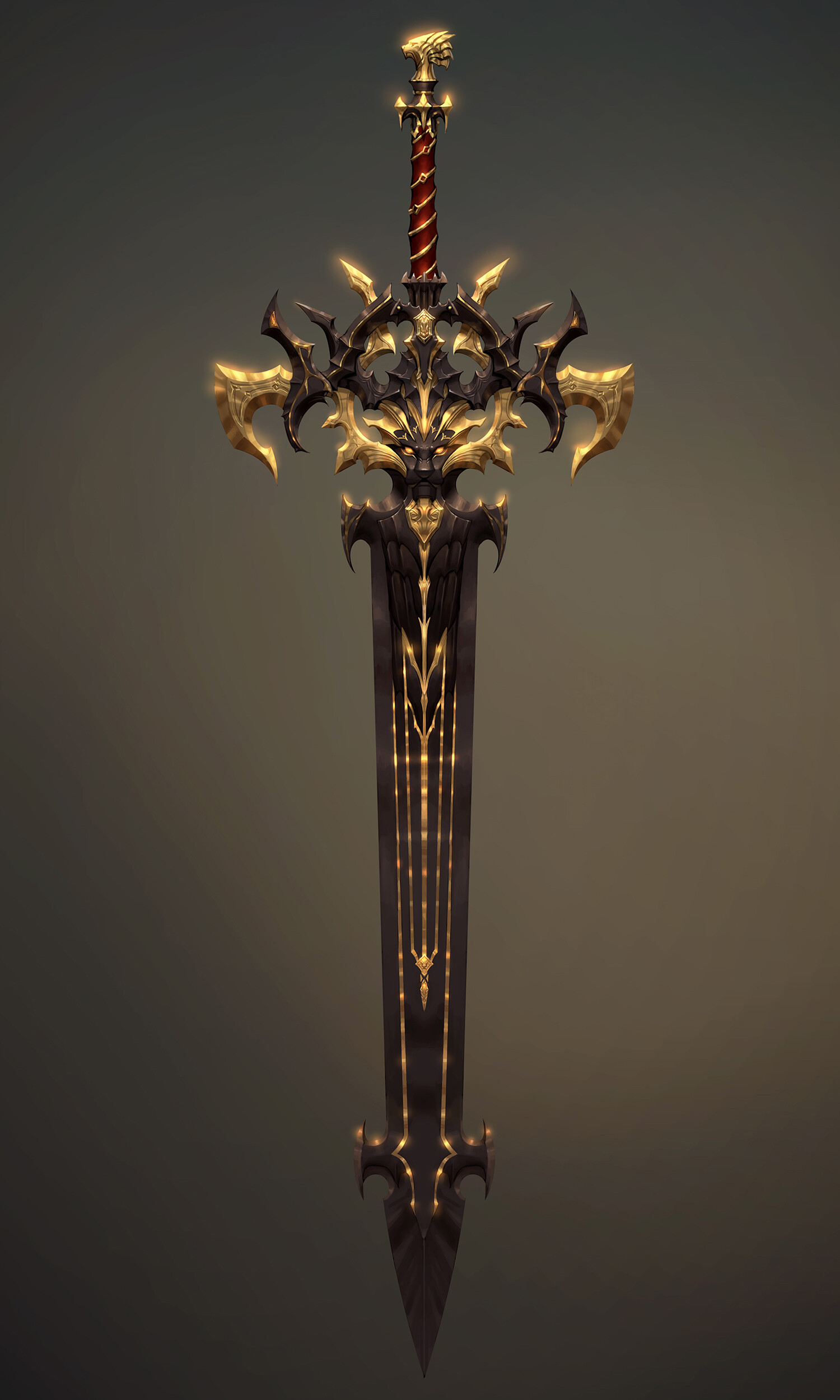 ArtStation - Tutorial LION KING SWORD