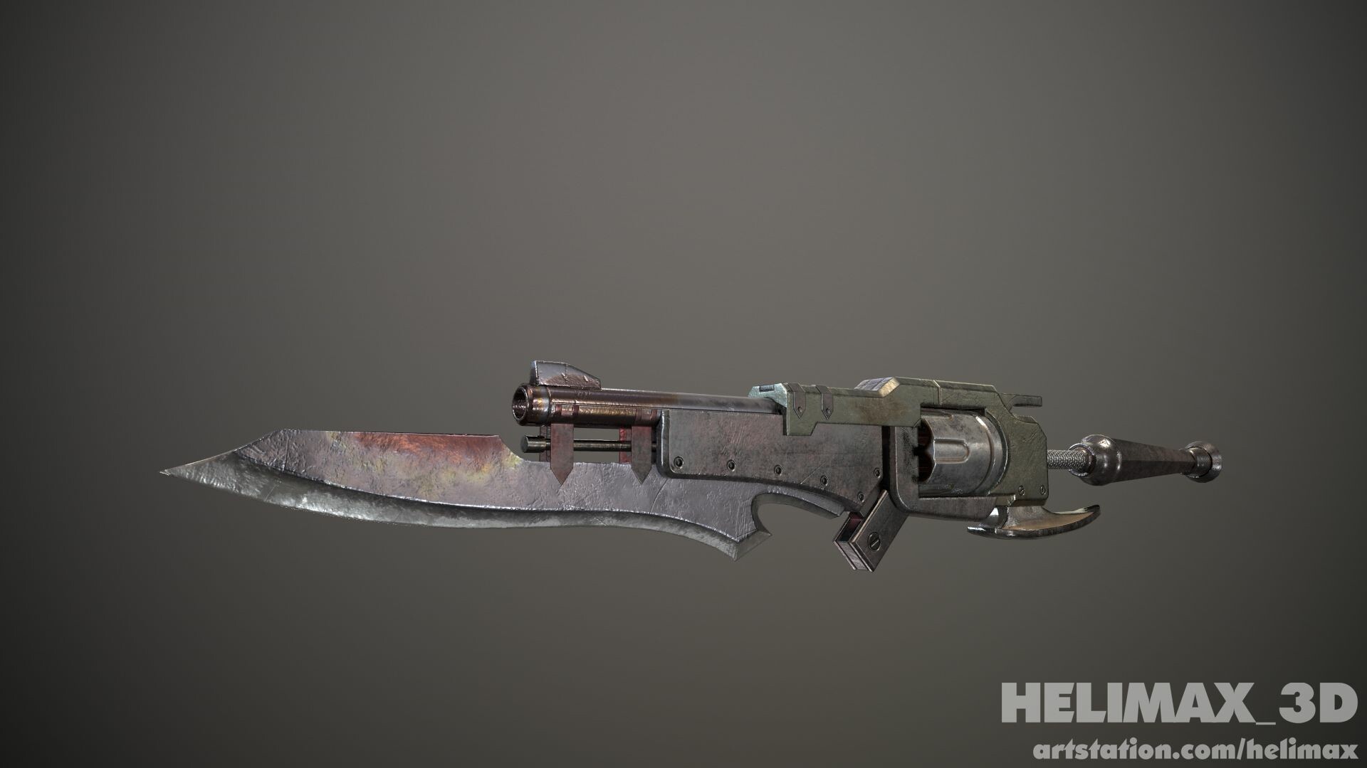 HeliMax 3D - [Monster Hunter Fan Art] Gunlance