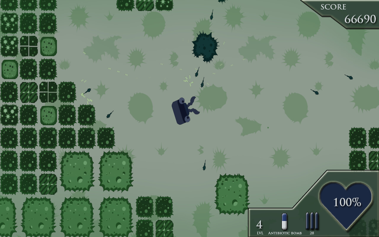 ArtStation - "Bacteria hunting" 2D game