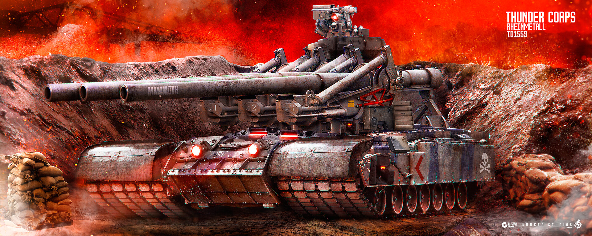 ArtStation - Prototype tank destroyer