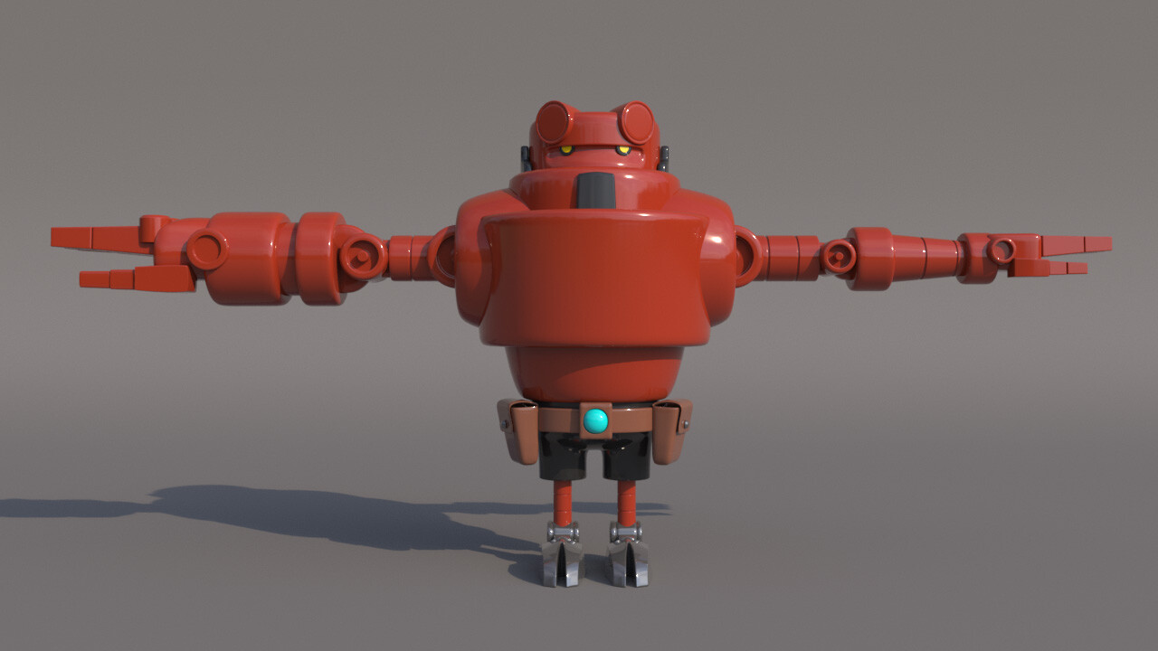 ArtStation - 3D Hellbot