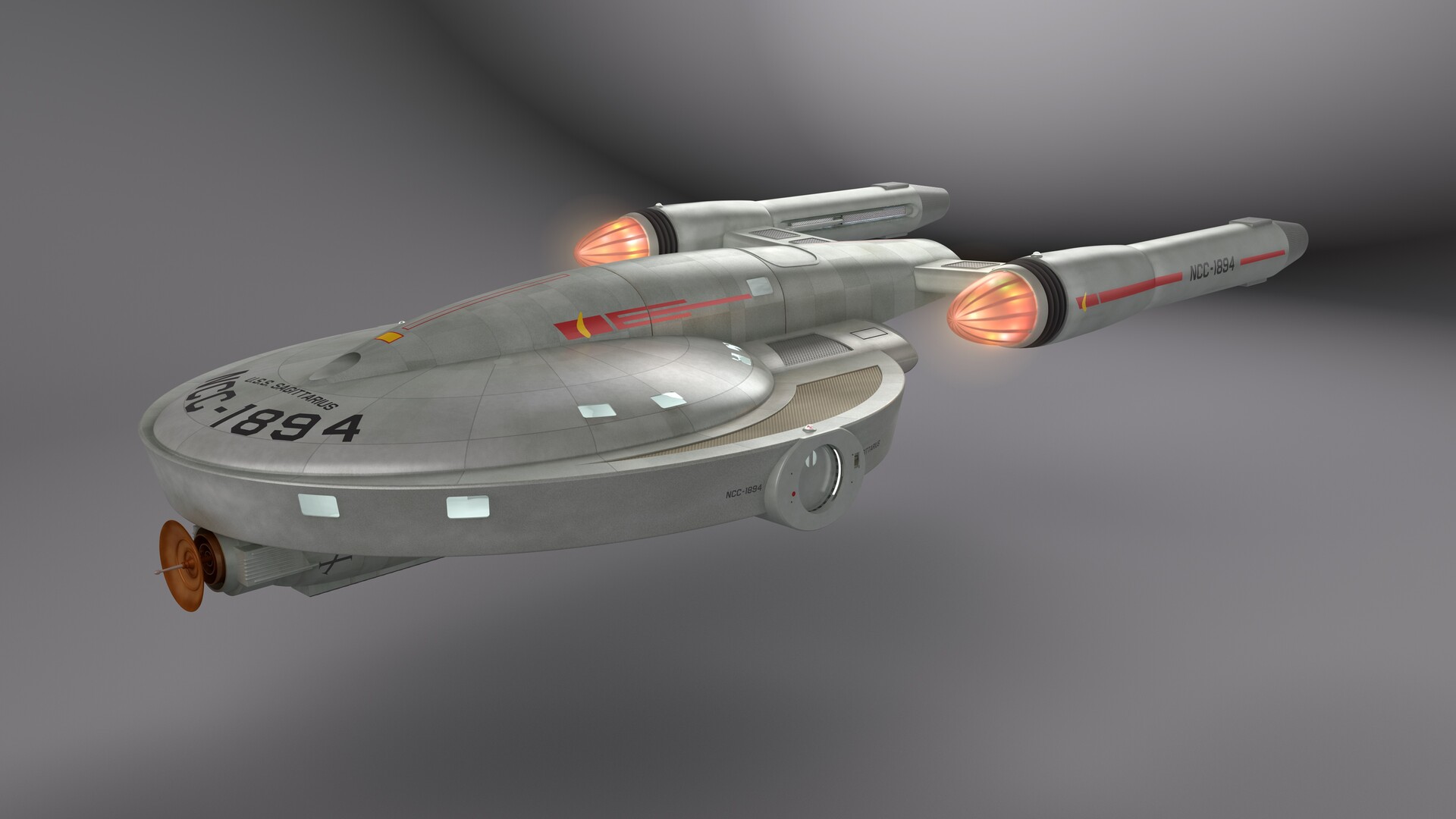 David Gian-Cursio - Archer-class Starship from Star Trek: Vanguard