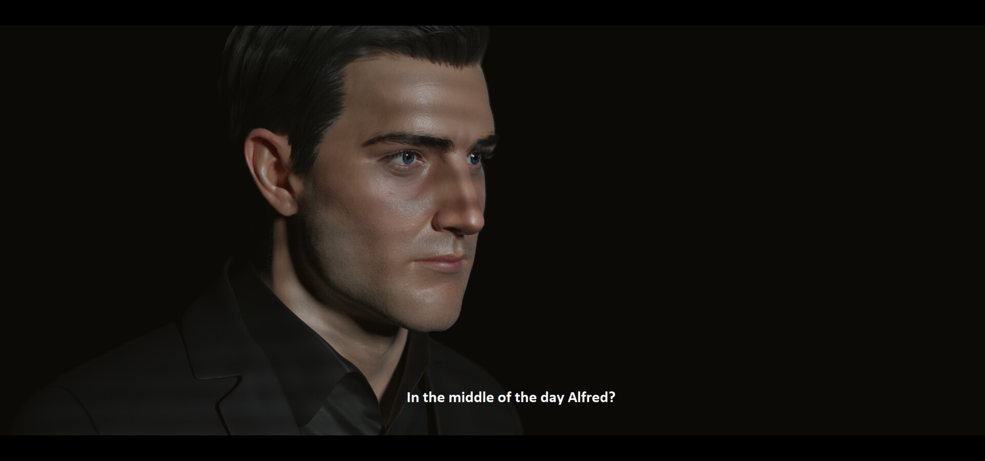 Kevin Mucollari - Bruce Wayne 3d portrait.