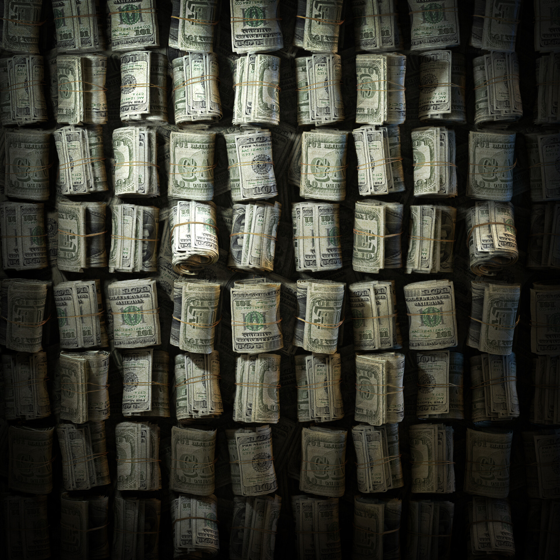 Vardan Aleksanyan - PBR Money Stack Material based on procedural Note ...