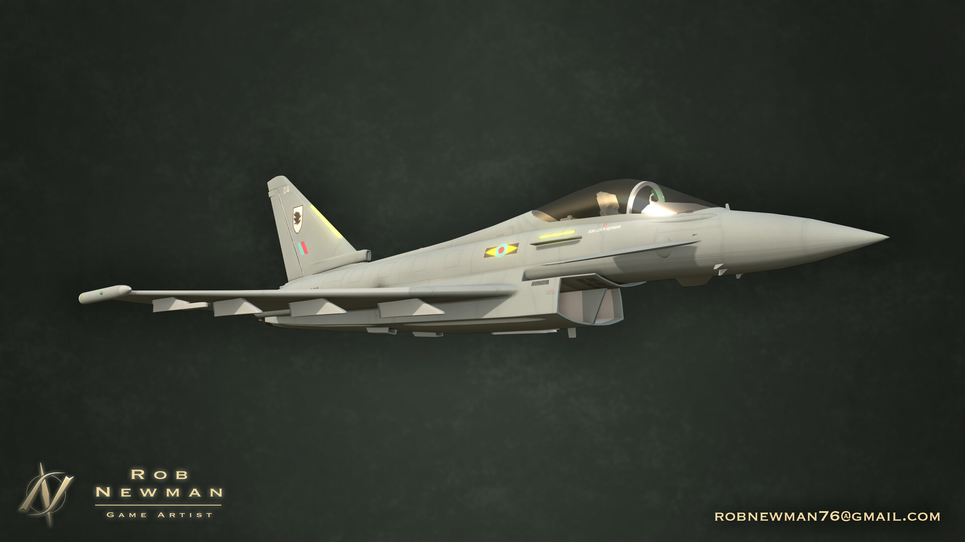 Robert Newman - Eurofighter Typhoon Game Prop