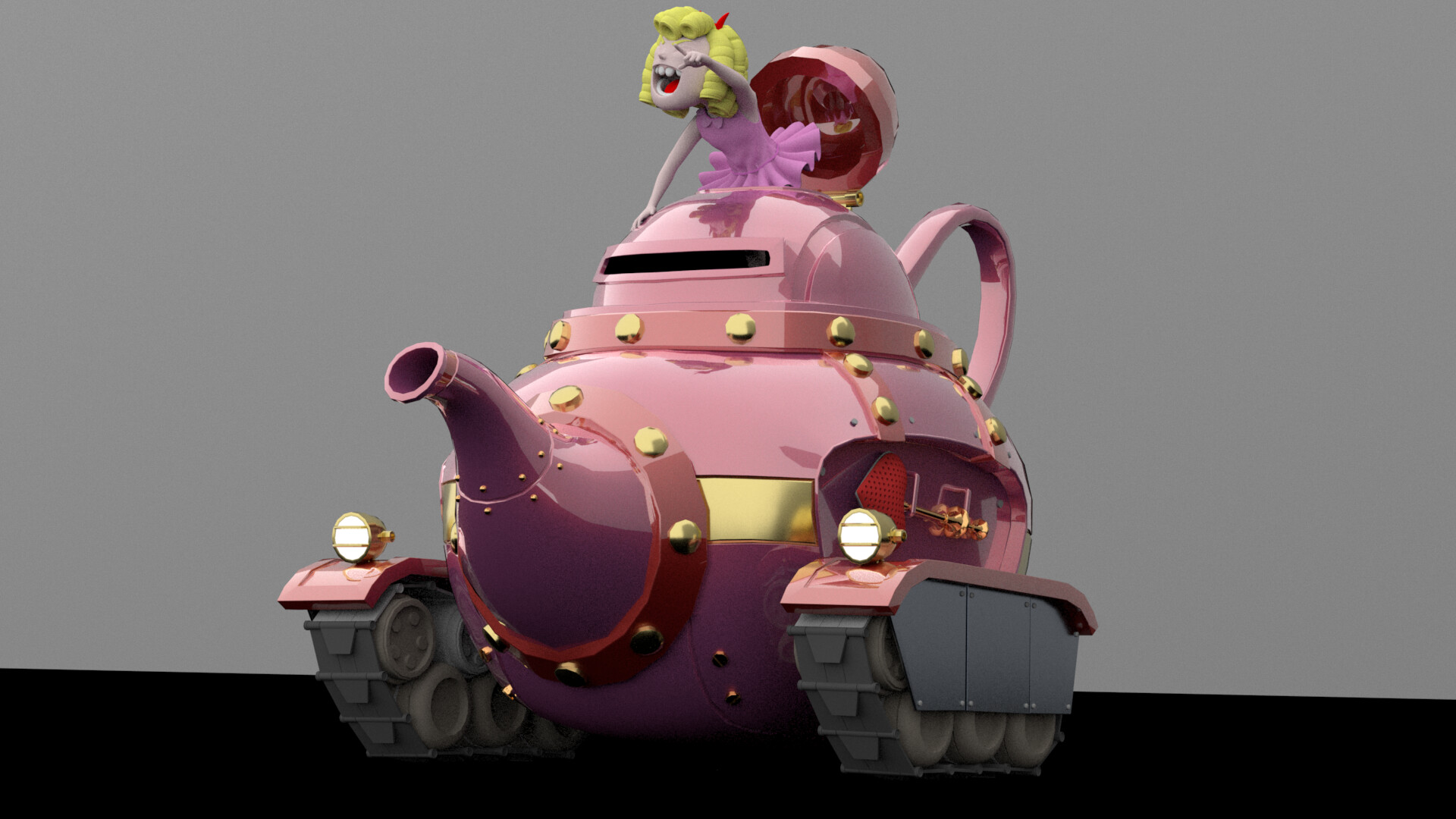 ArtStation - teapot girl/ Tilly Hearts