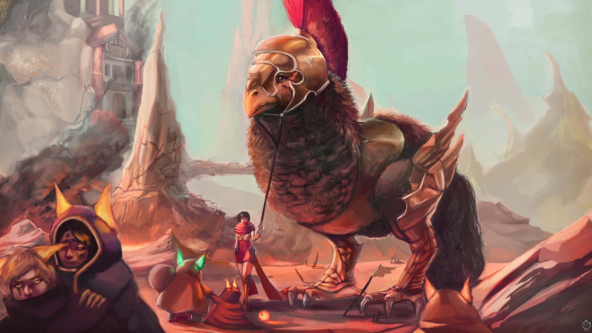 Stephen ETIENNE - color: after war (brick,chicken gladiator)