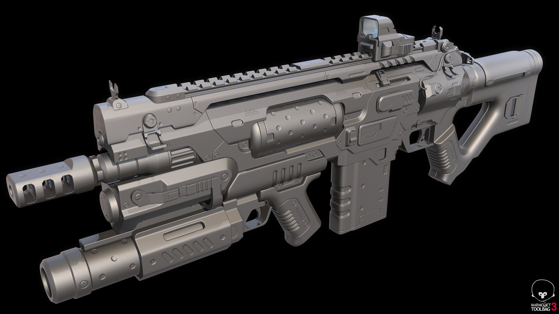 ArtStation - Weapon practice