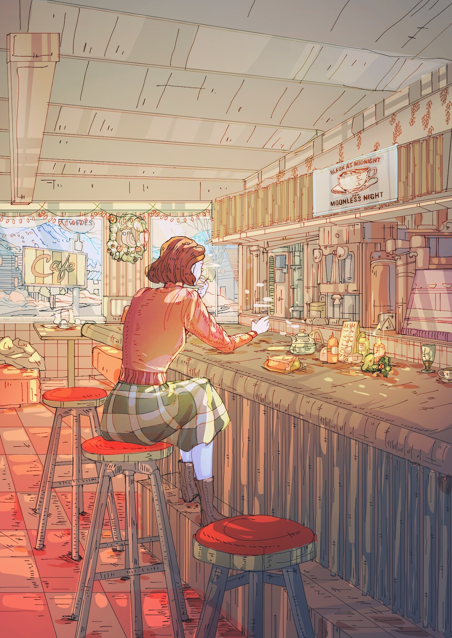 ArtStation - "damn good coffee"