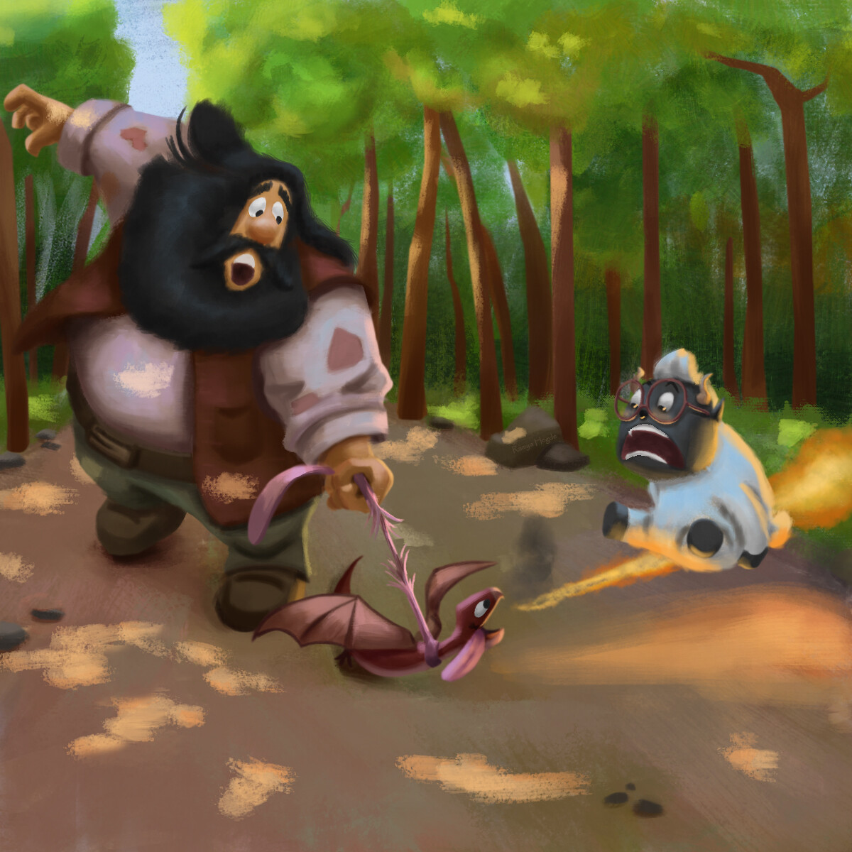 ArtStation - The Sheep Wizard- 5. Care of Magical Creatures