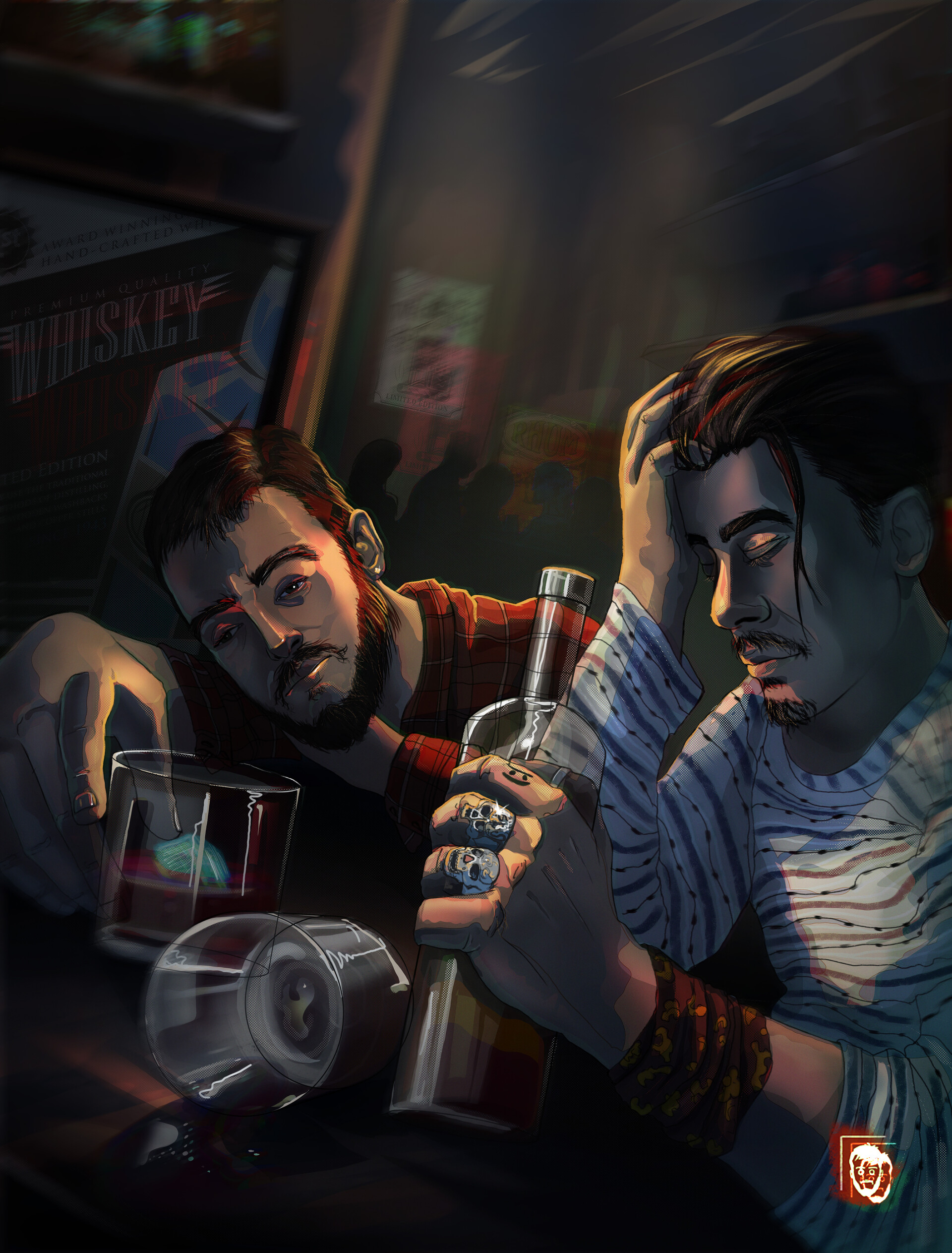 ArtStation - 36 Drunk People
