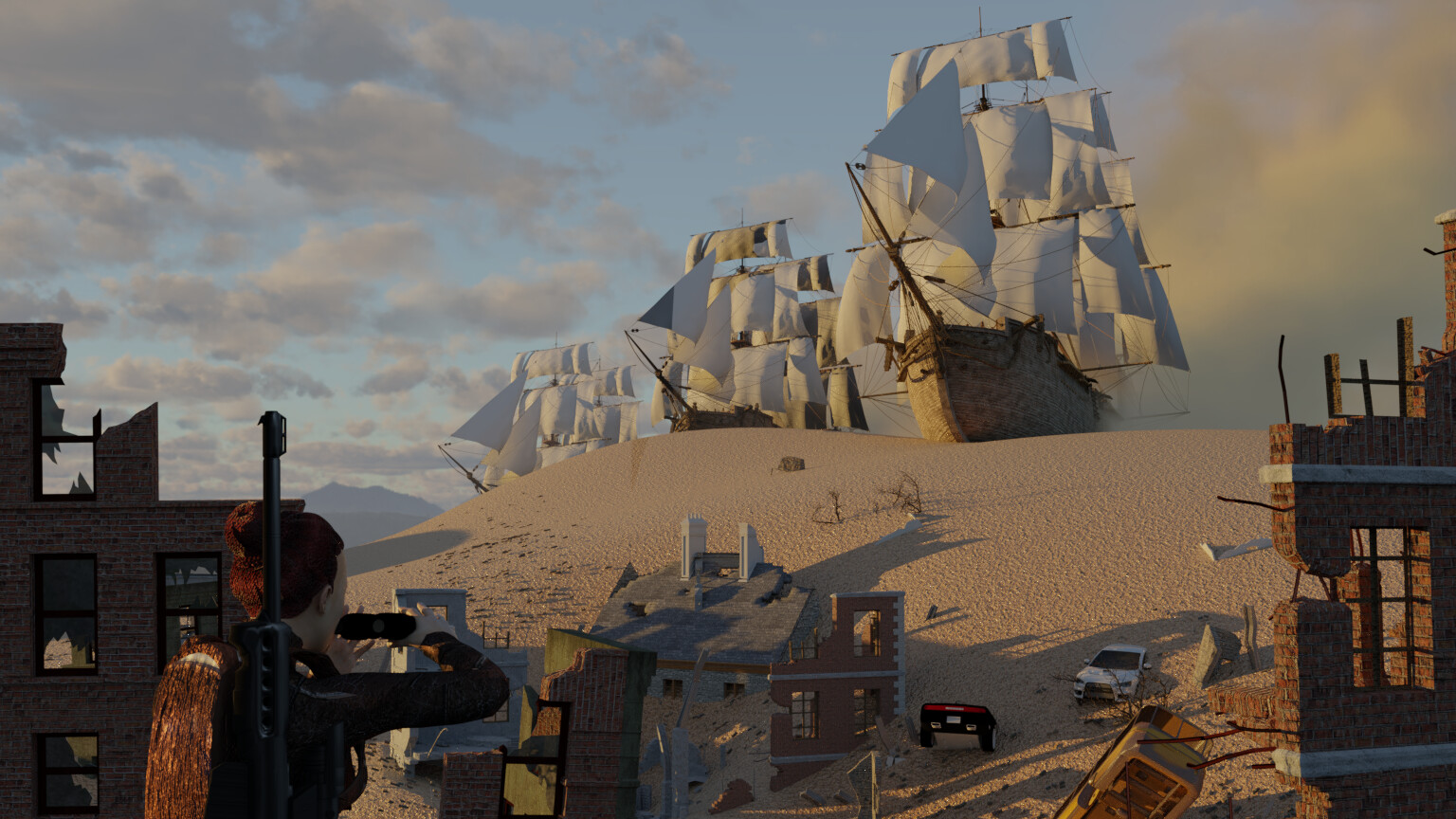 ArtStation - Ghost Town