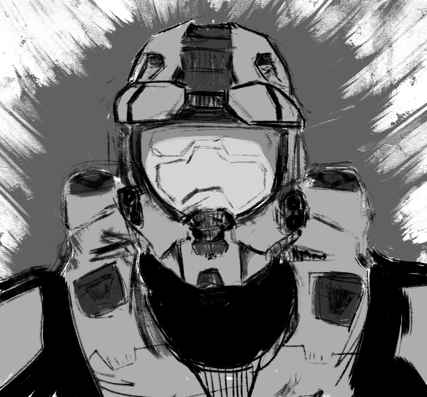 ArtStation - Master Chief Sketches