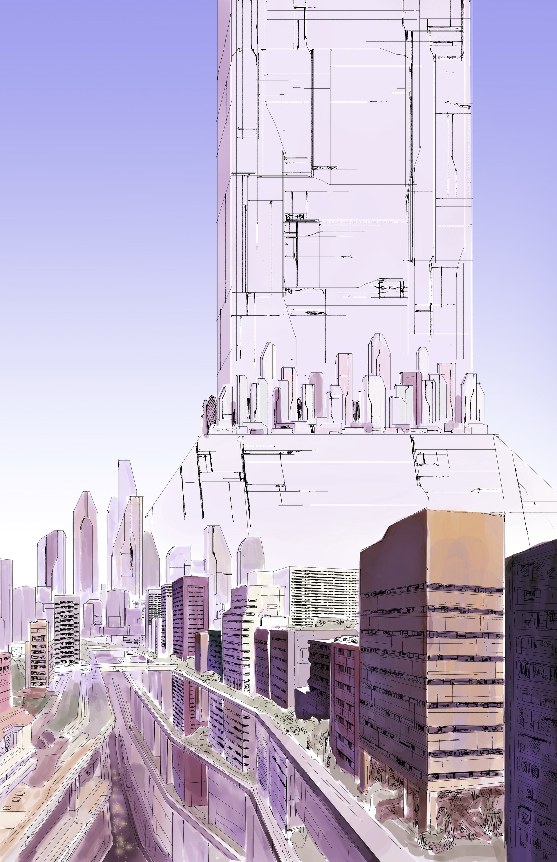 ArtStation - Layered City