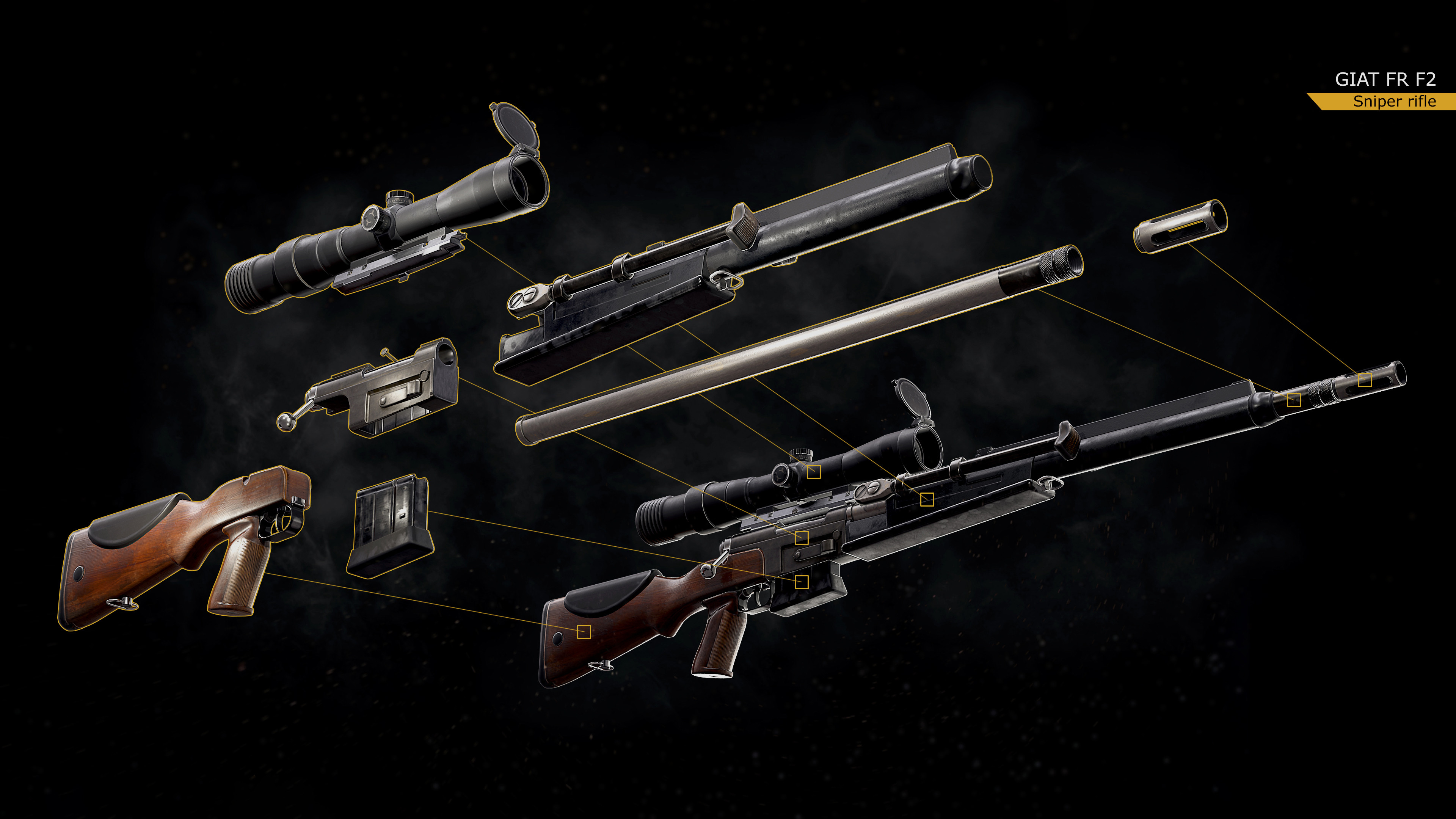 BlackIce Art - MAS FR F2 - Sniper rifle