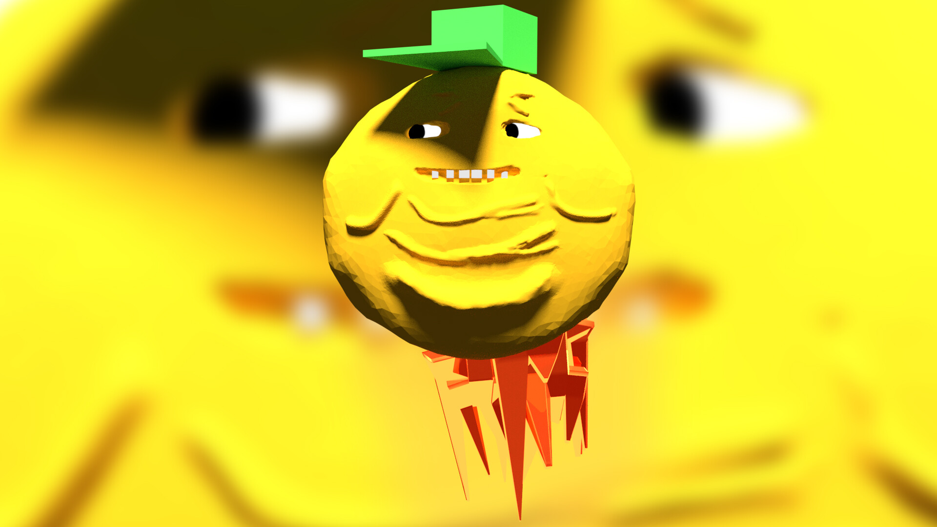 ArtStation - MEME SMILE IN 3D