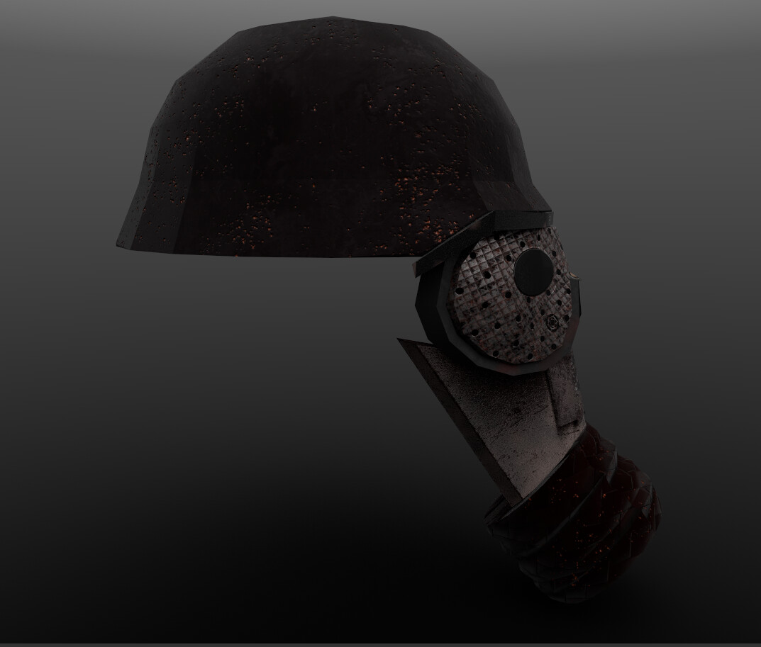 John Cyrus Tuico - Post Apocalyptic German Helmet