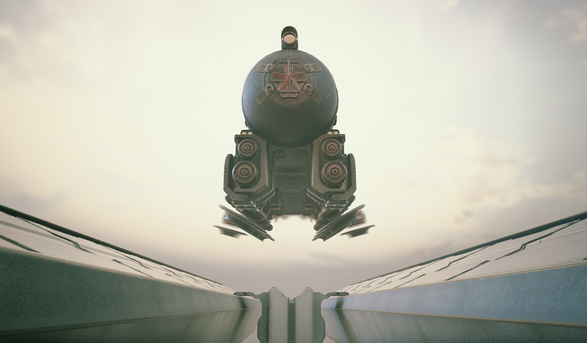 ArtStation - Soviet Futuristic Train