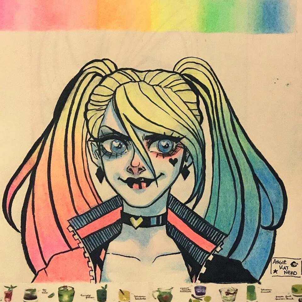 ArtStation - Harley Quinn Sketchbook Drawings