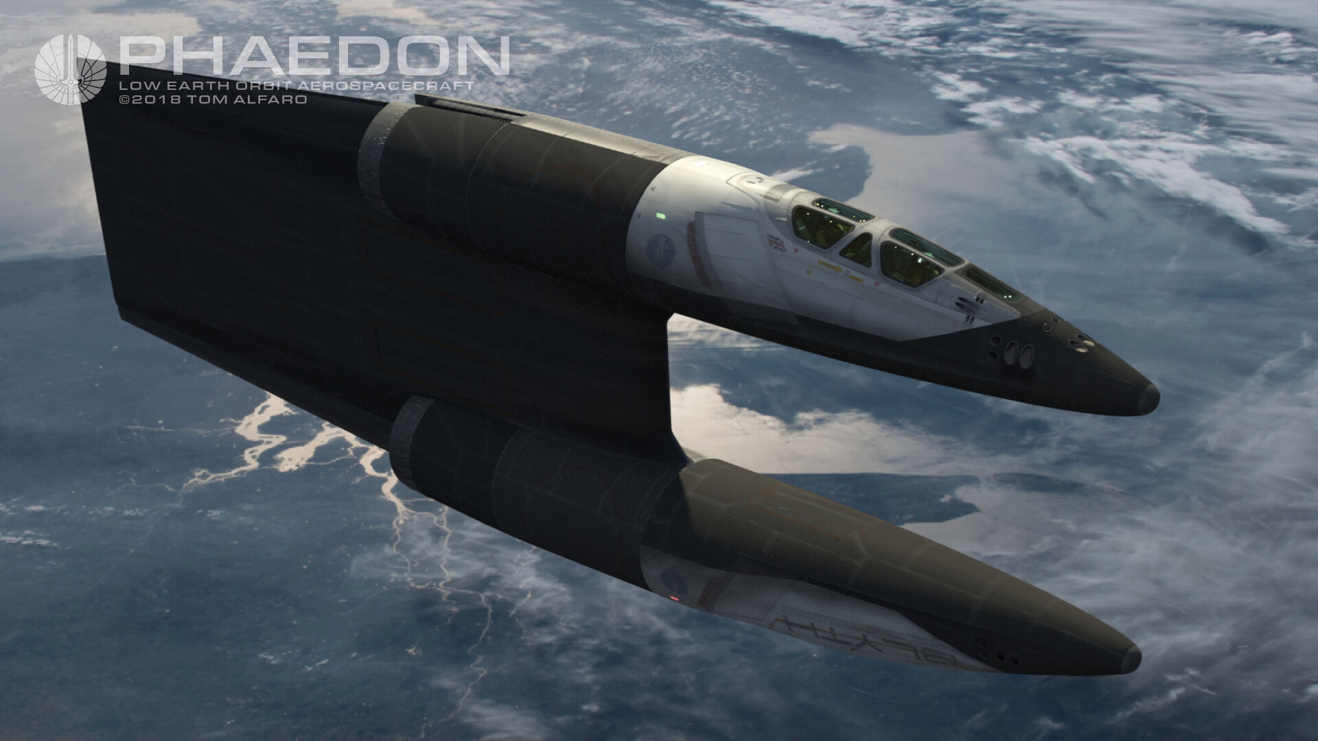 PAN SPATIAL Aerospace Concept Design - Phaedon on orbit